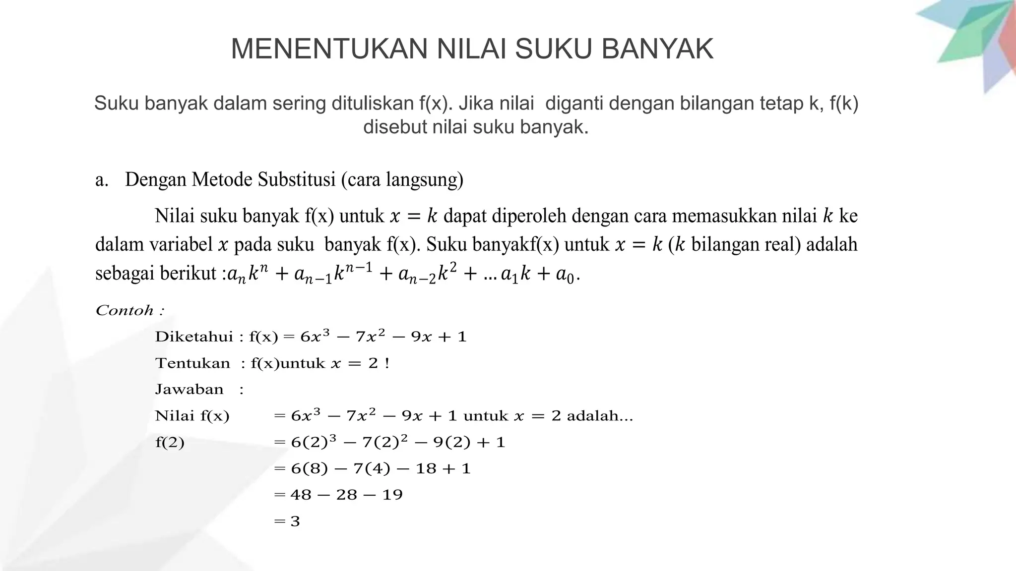 Monomial Dan Polinomial | PPTX