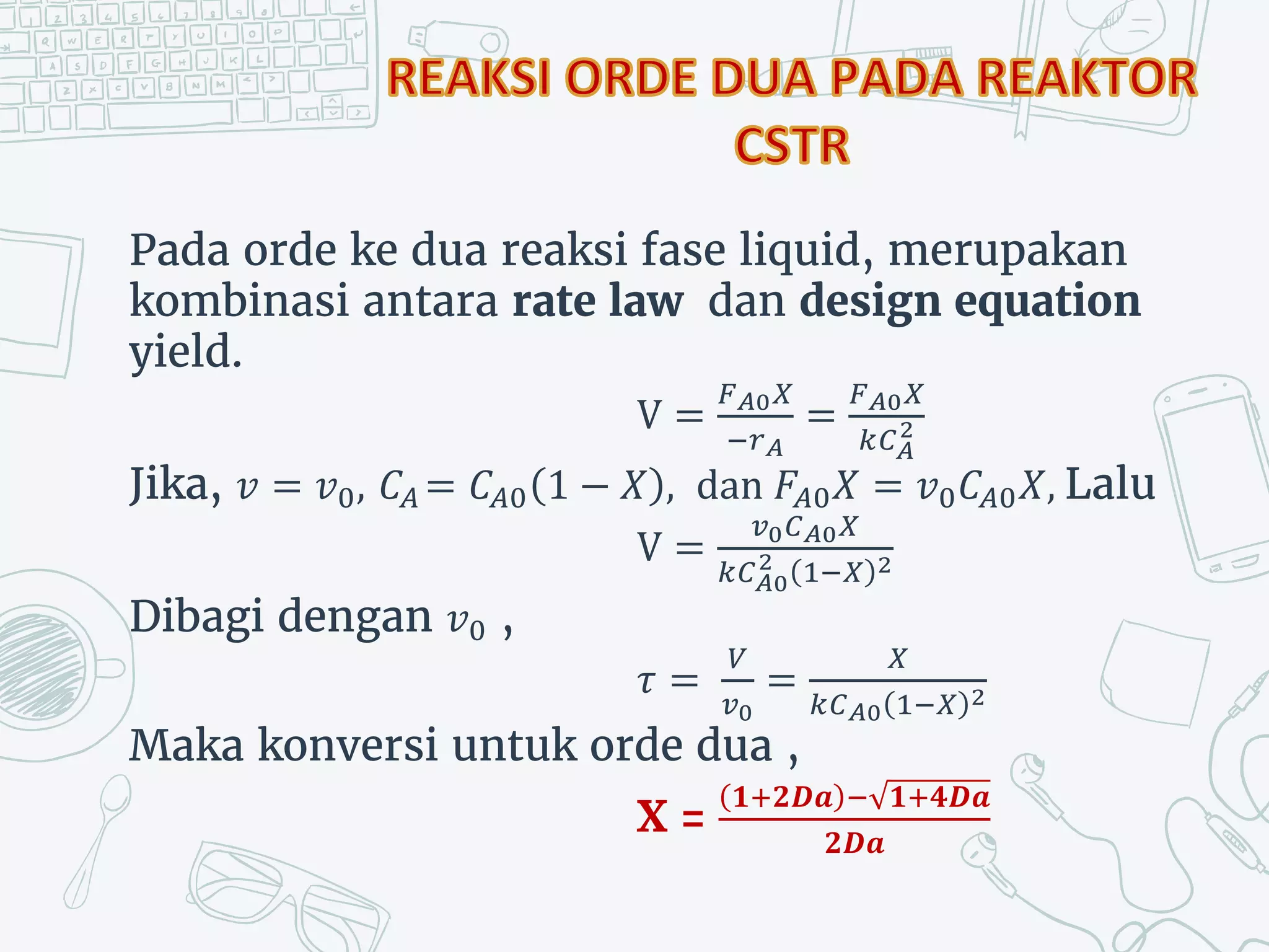reaktor CSTR dan PFR | PPTX