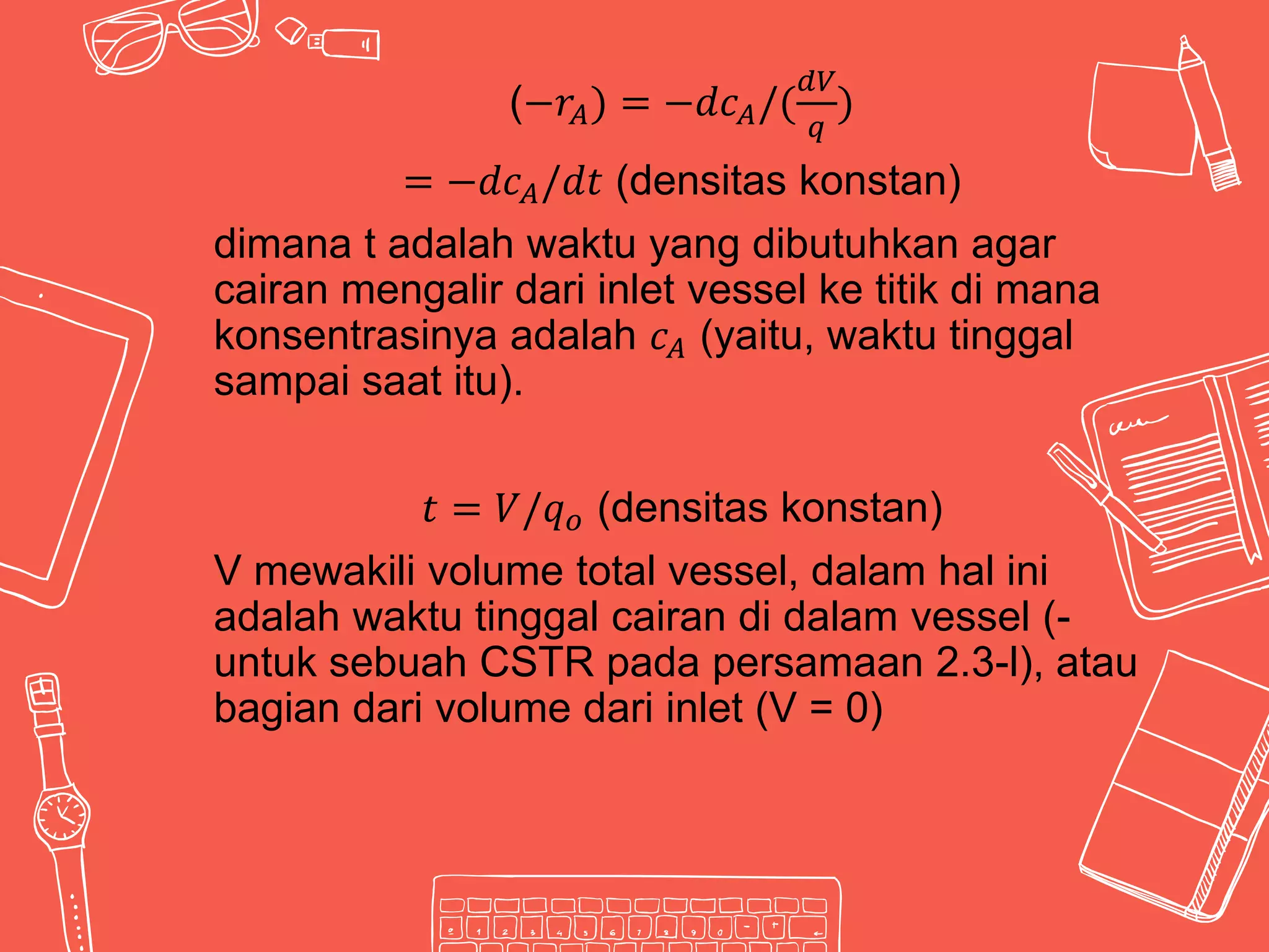 reaktor CSTR dan PFR | PPTX