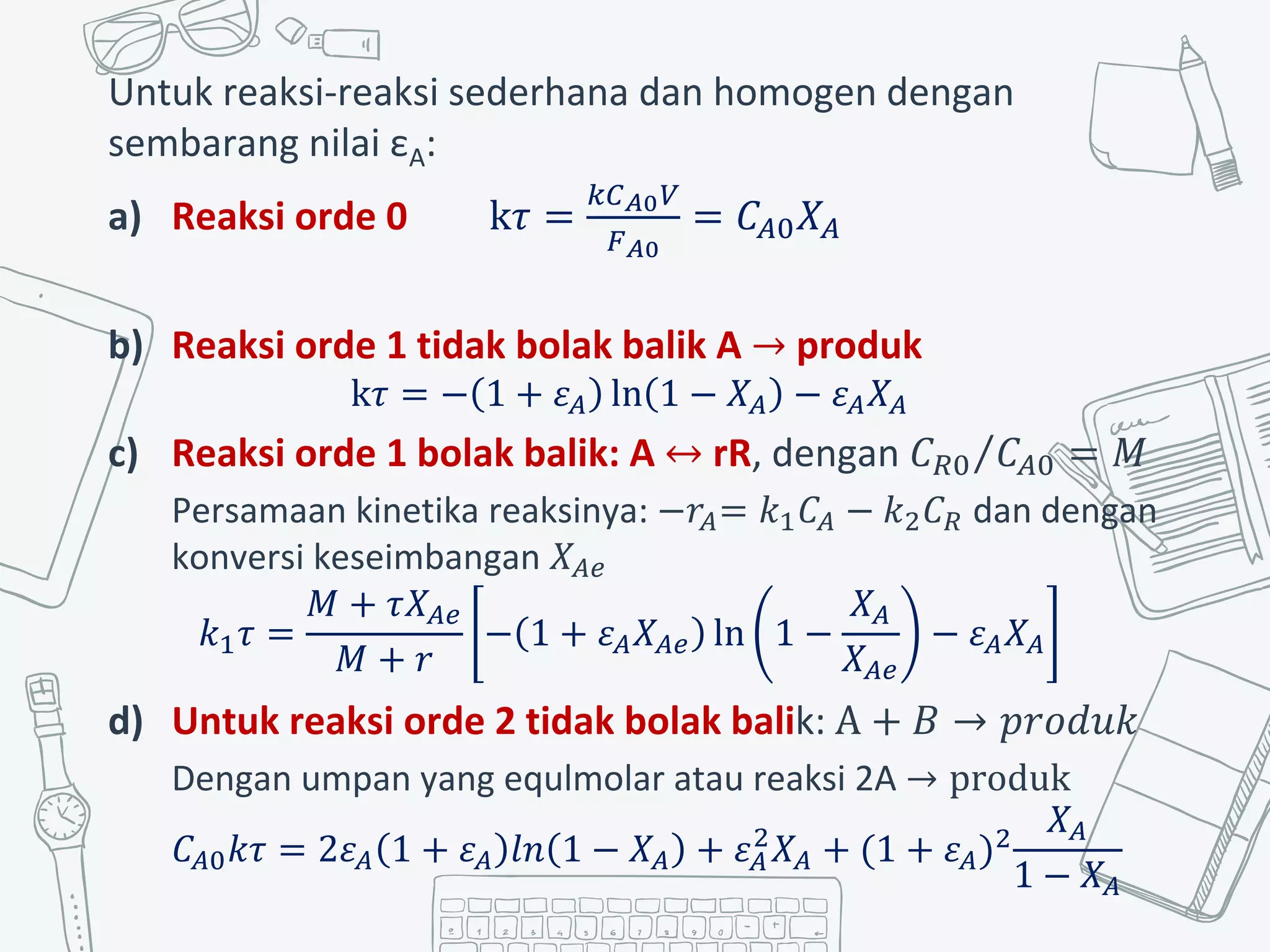 reaktor CSTR dan PFR | PPTX