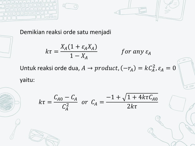 reaktor CSTR dan PFR | PPTX