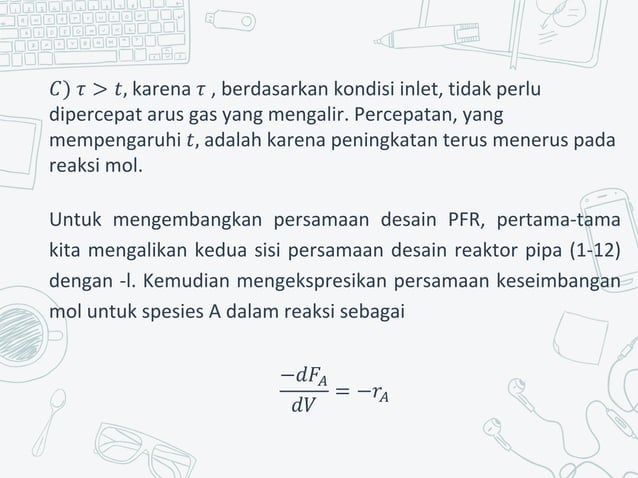reaktor CSTR dan PFR | PPTX