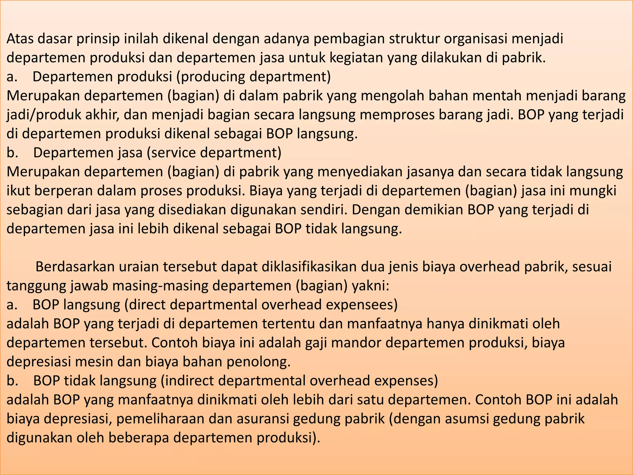 biaya tenaga kerja,bahan baku dan BOP | PPTX