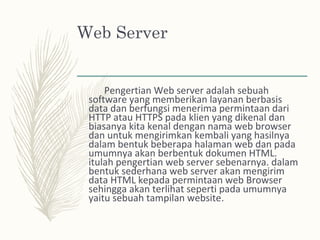Rekayasa web tugas 1 | PPT