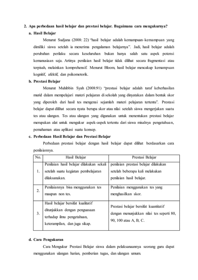 Evaluasi Pembelajaran (EP) - Tugas | PDF