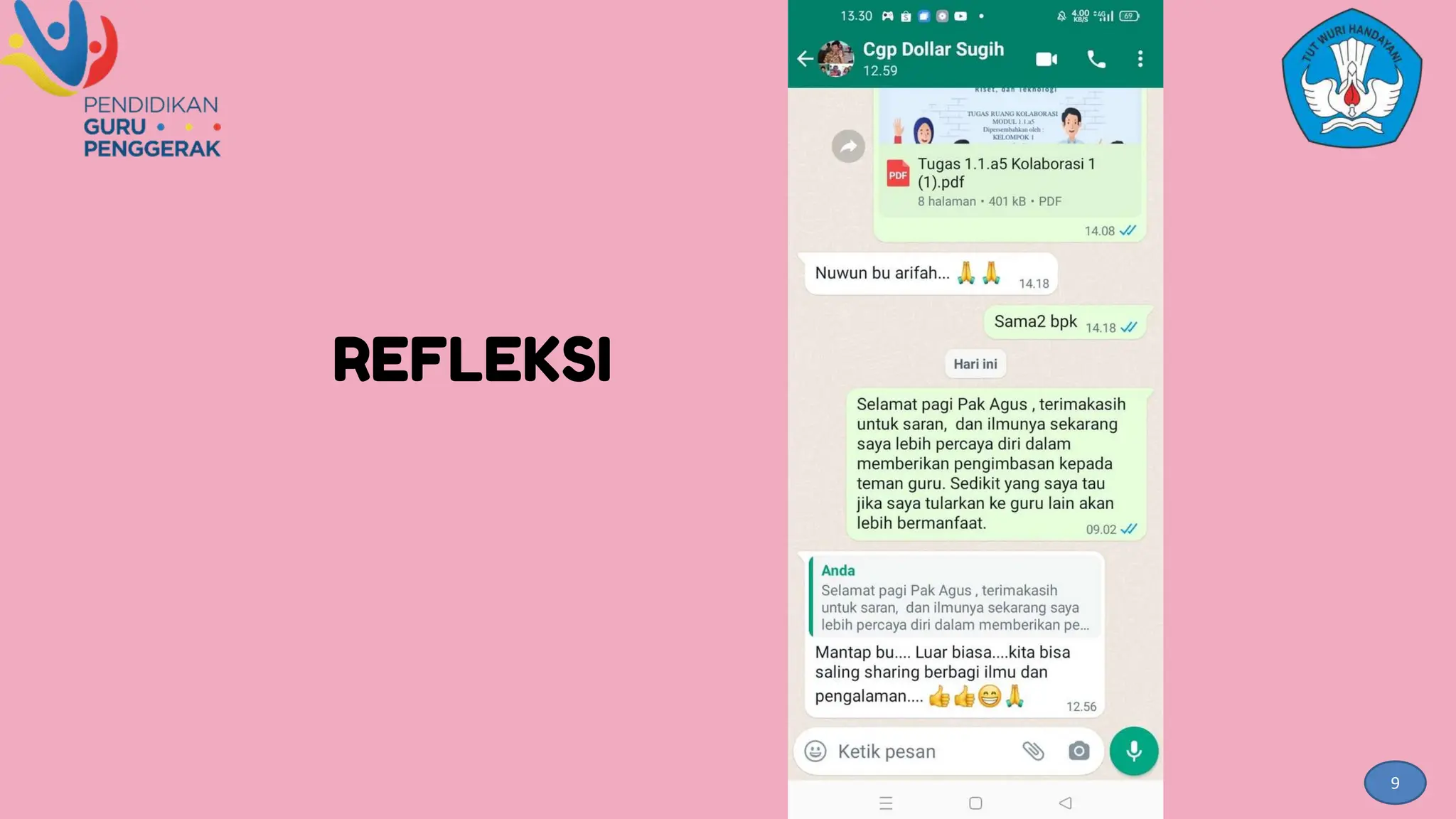 Tugas 1.2.a.5 Ruang Kolaborasi – Diskusi Mandiri_kelompok 1.pptx