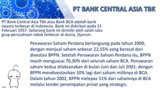TUGAS1 - BANK BCA - KEL 1 #IBIKKG - HUMDIANA,S.Kom., M.M., M.Kom
