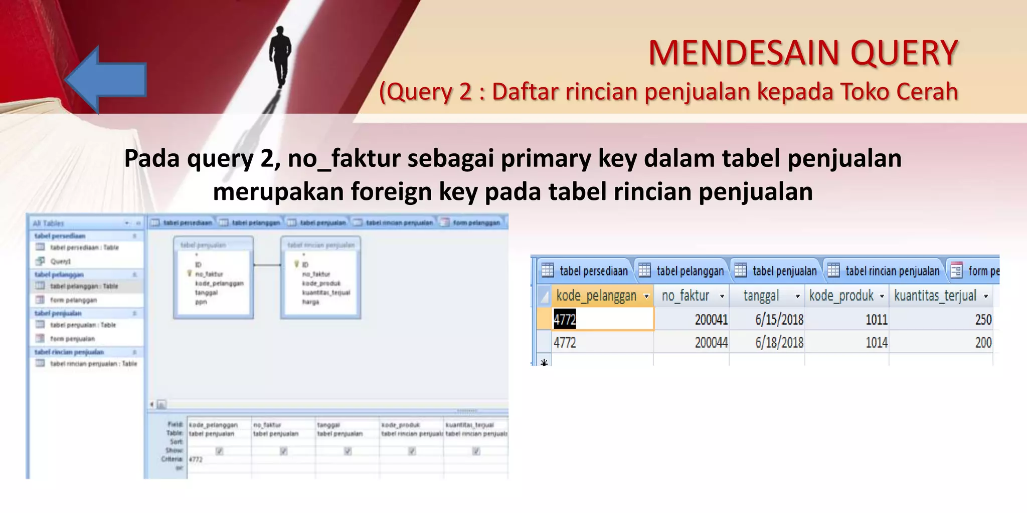 Mendesain Data SIA - Mendesain Tabel, Formulir, Query, dan Laporan (2019) | PPTX