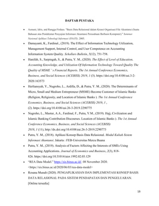 Tugas 10 sia aplikasi konsep data relasional pada sistem pendapatan dan pengeluaran converted | PDF