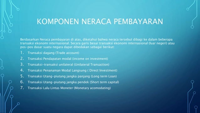 Tugas 12 ppt neraca pembayaran | PPTX