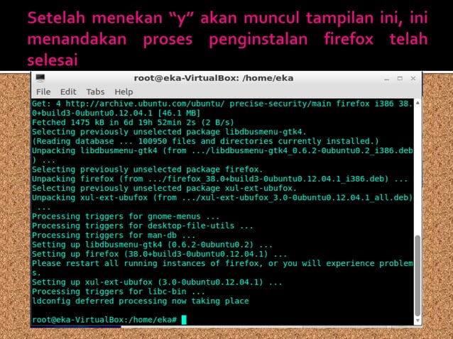 Manajemen paket di linux (aptitude,apt,dan Dpkg) -> tugas 15 | PPT