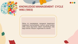 Knowledge Management Cycle and Models PPT | PDF