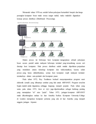 Tugas 1 Apa itu Jarkom | DOCX