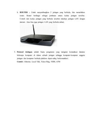 Tugas 1 Apa itu Jarkom | DOCX
