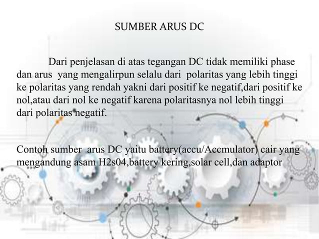 Alasan Komputer Menggunakan Arus DC | PPTX