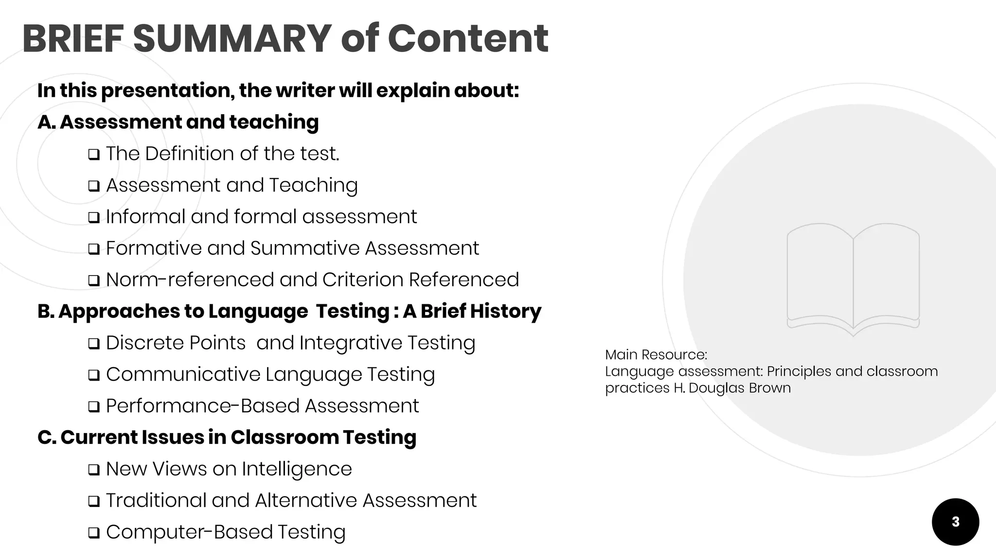 Introduction to Test and Assessment | PPTX