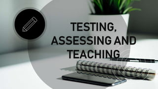 Introduction to Test and Assessment | PPTX