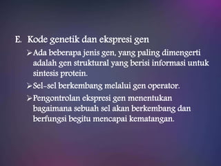 biopsikologi (Evolusi, Genetika dan Pengalaman) | PPTX