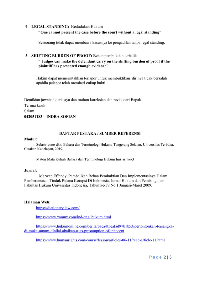 TUGAS 1 Bahasa dan Terminologi Hukum INDRA SOFIAN 042051183.pdf