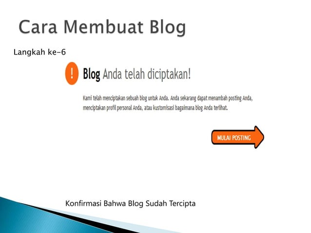 Tugas 1 cara membuat blogger | PPTX