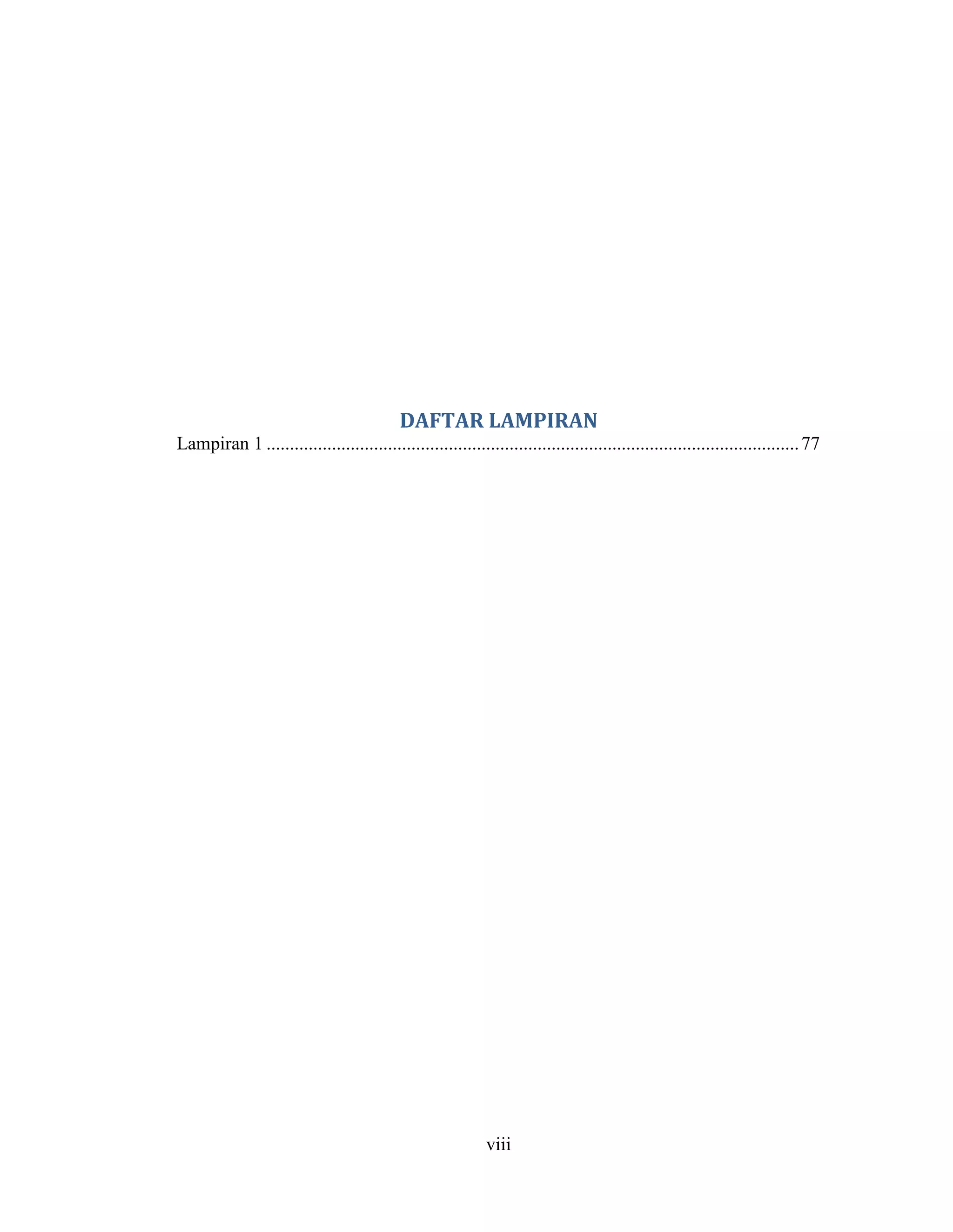 Tugas 1 daftar isi, daftar tabel, | DOCX