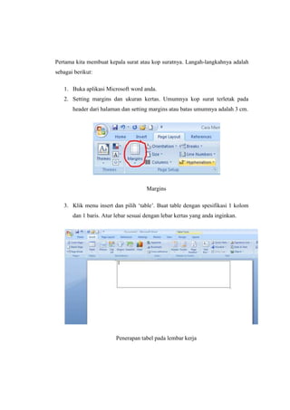 TUGAS Ms WORD FENNY RAHMAWATI | PDF