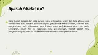 Sumbangsih Filsafat dalam Pend Matematika | PDF