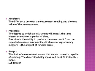 Tugas 1 instrumentasi terms of instrumentation | PPT