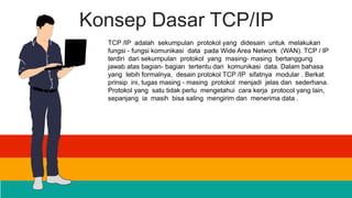 Dasar TCP/IP | PPTX