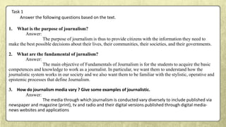 Tugas jurnalism | PPT