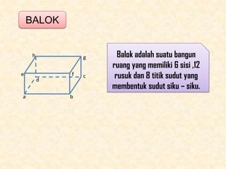 Tugas 1 (kerangka & jaring2 bangun ruang ) | PPT