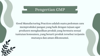 Good Manufacturing Practice (GMP) .pptx