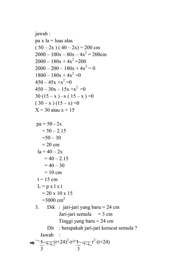 Tugas 1 matematika | PDF