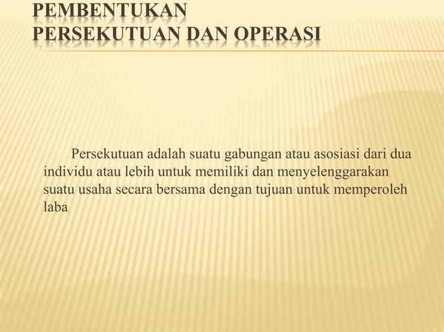 Tugas 1 = pembentukan persekutuan | PPTX