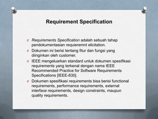 Requirement Engineering | PPTX