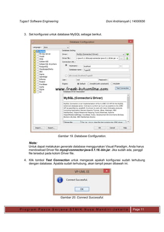 Tugas1 Software Engineering doni 14000656 | PDF