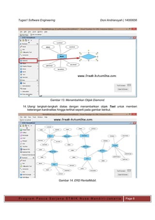 Tugas1 Software Engineering doni 14000656 | PDF