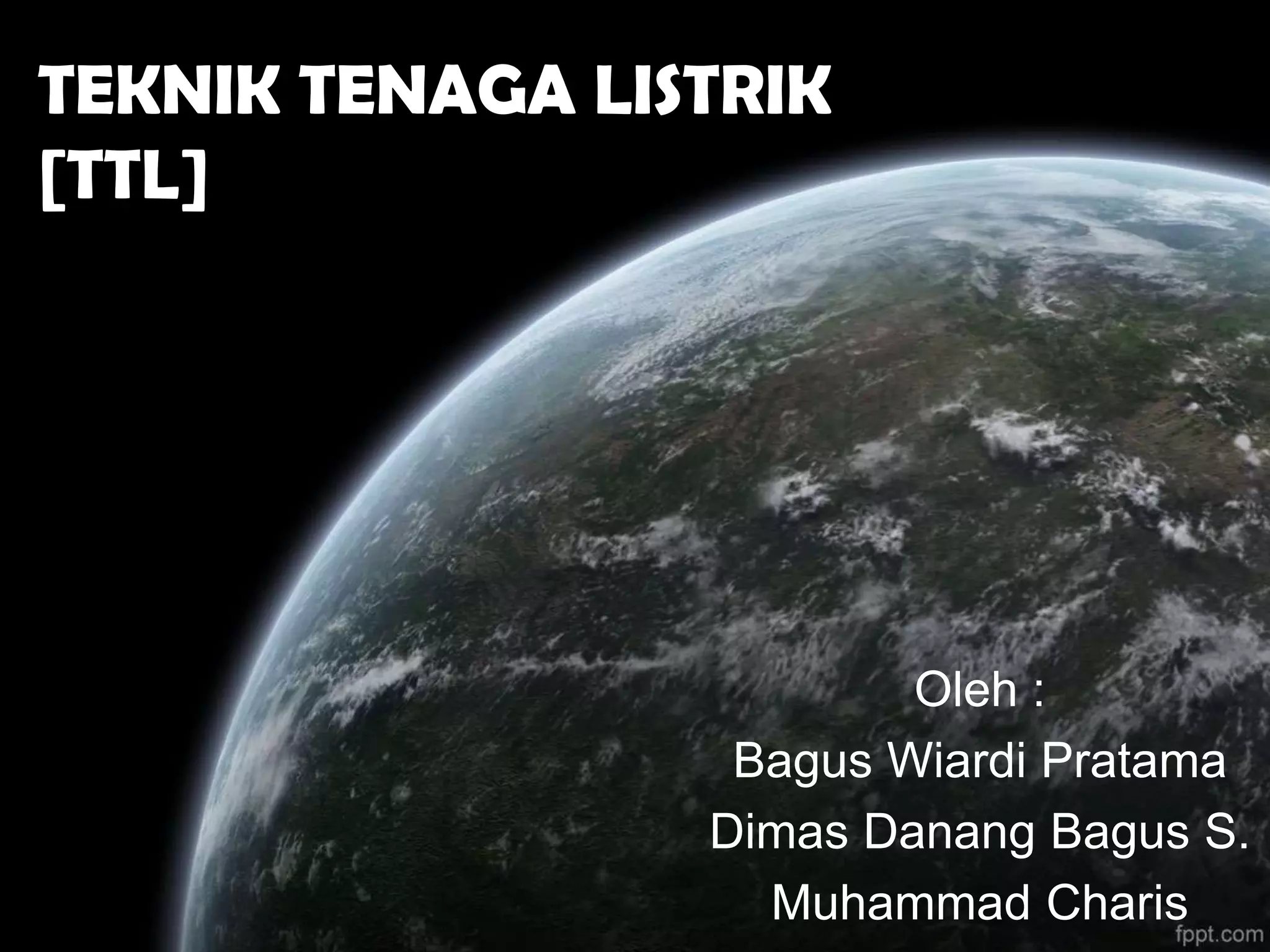 Materi Teknik Tenaga Listrik | PPTX