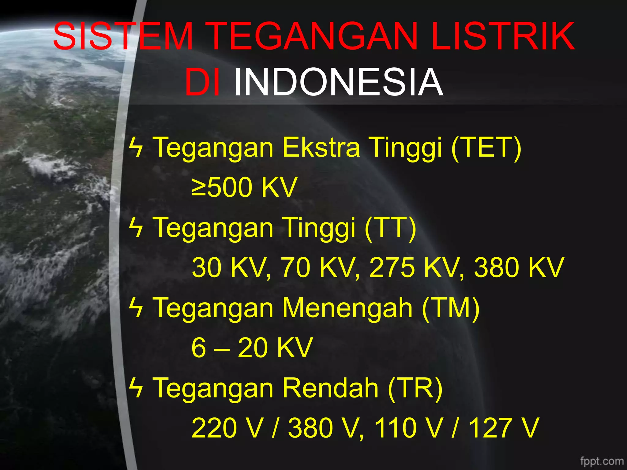 Materi Teknik Tenaga Listrik | PPTX