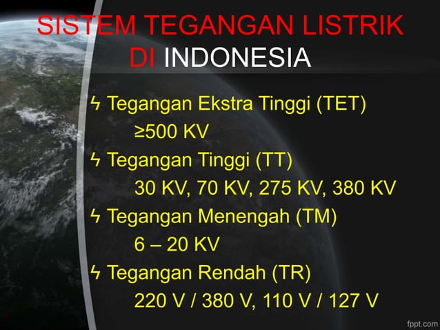 Materi Teknik Tenaga Listrik | PPTX