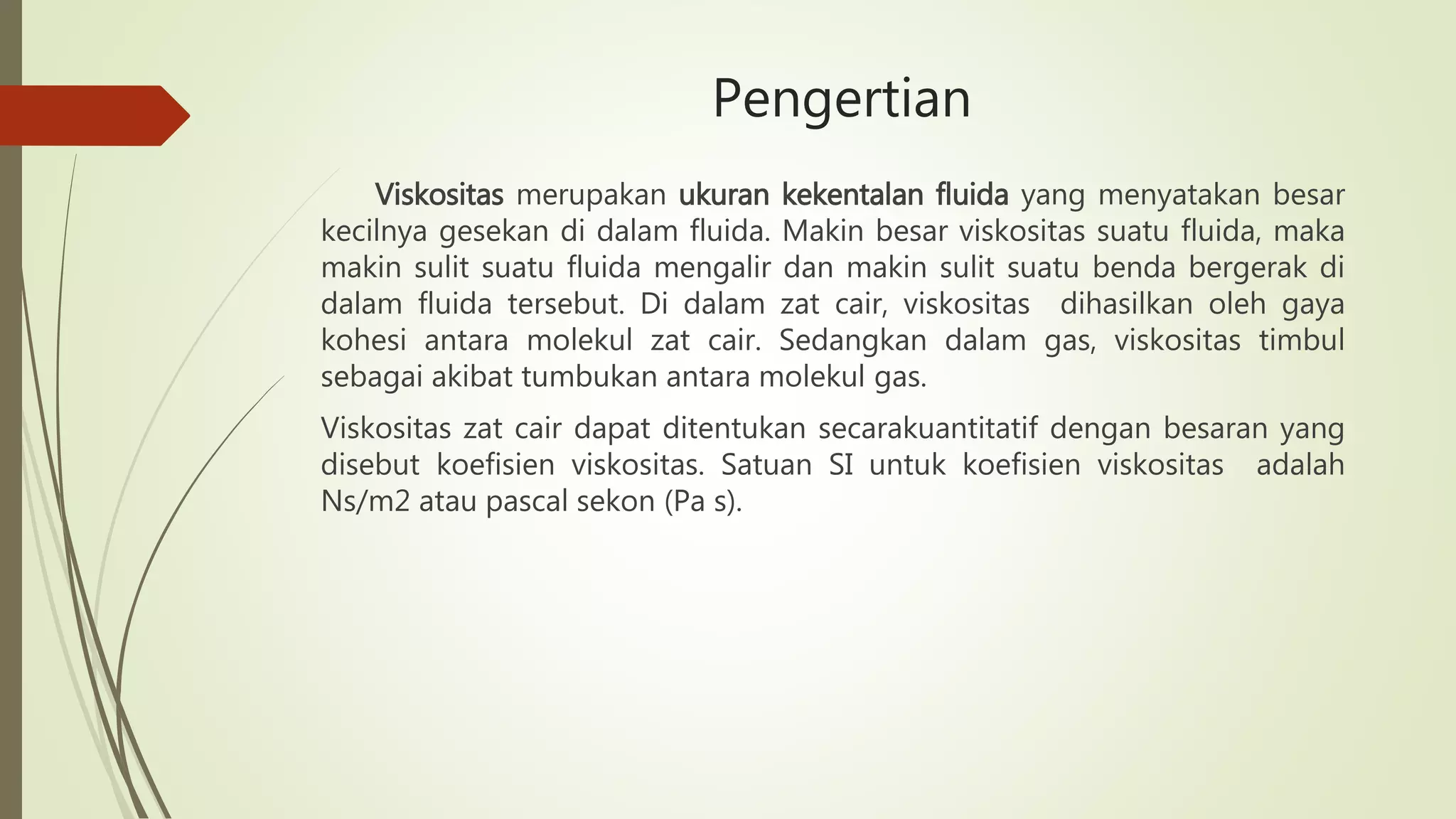 viskositas | PPTX