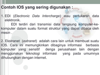 Perdagangan Elektronik (E-Commerce) | PPTX