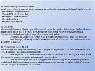 HARGA POKOK PROSES DAN HARGAB POKOK PESANAN | PPTX