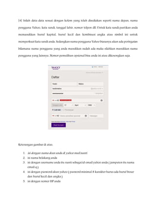 CARA MEMBUAT EMAIL | DOCX