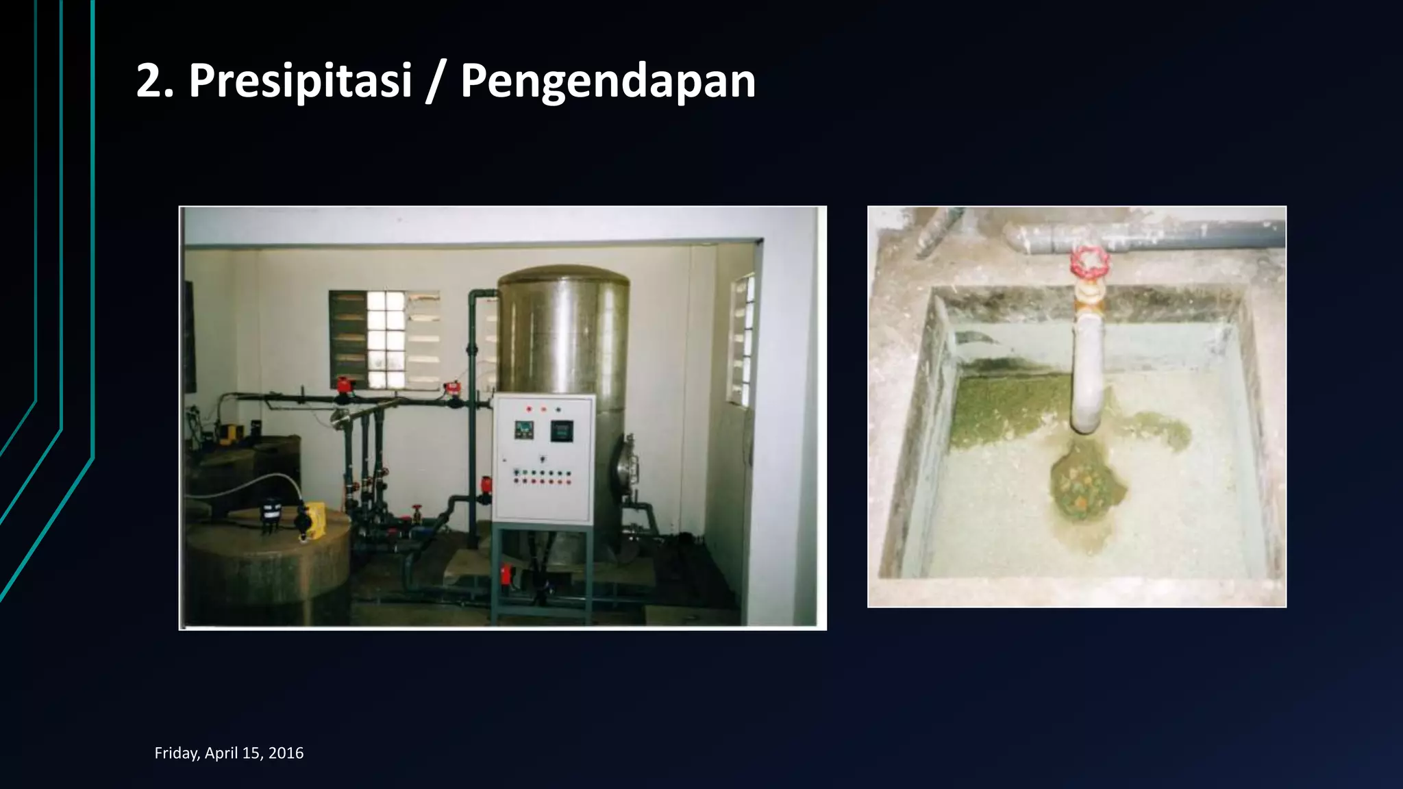 proses pengelolaan air limbah secara kimia | PPTX