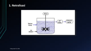 proses pengelolaan air limbah secara kimia | PPTX