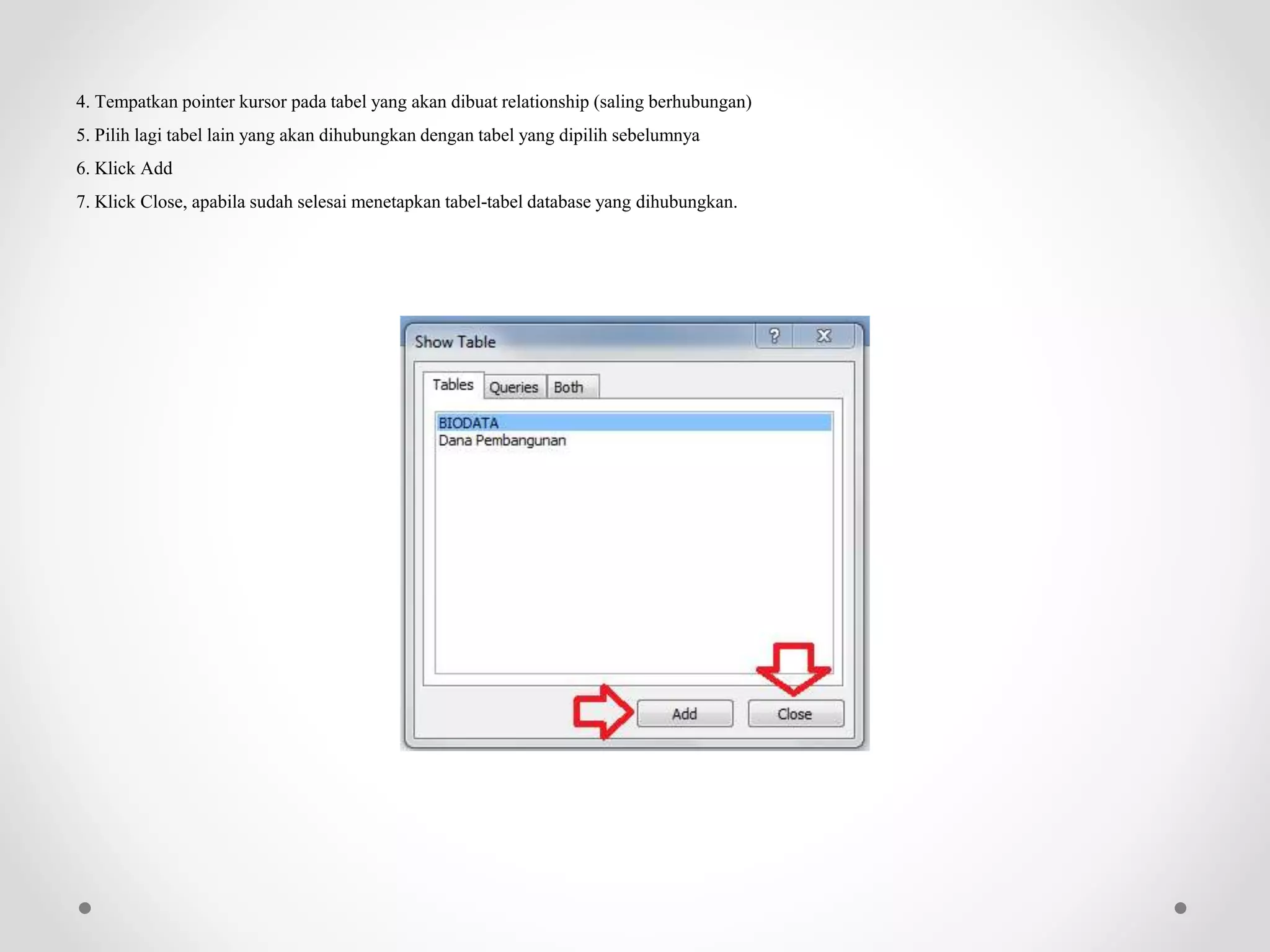 analisi antar tabel basis data | PPT analisi antar tabel basis data | PPT