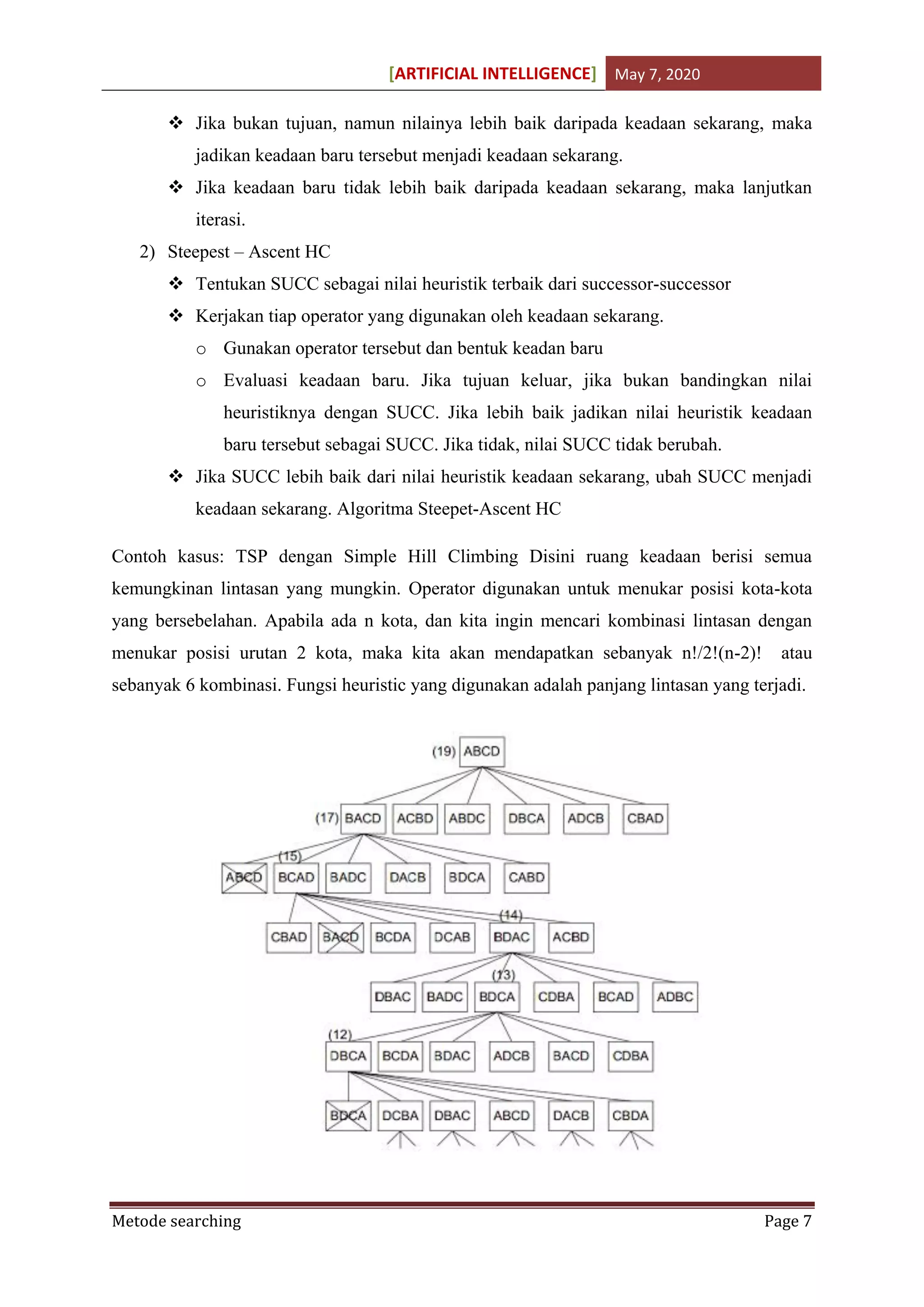 Tugas2 -metode searching ai | PDF