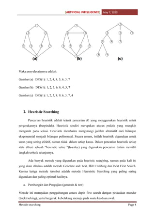 Tugas2 -metode searching ai | PDF