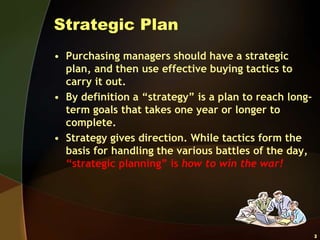 Strategic Purchasing Supply Initiatives | PPTX